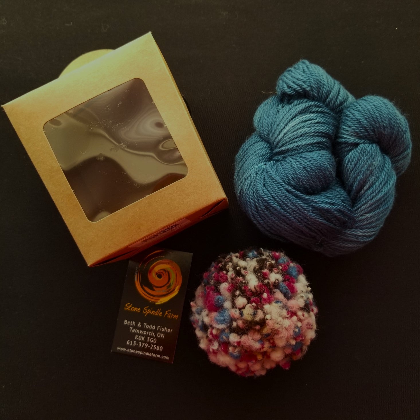 Pompom Toque Kit – Stone Spindle Farm