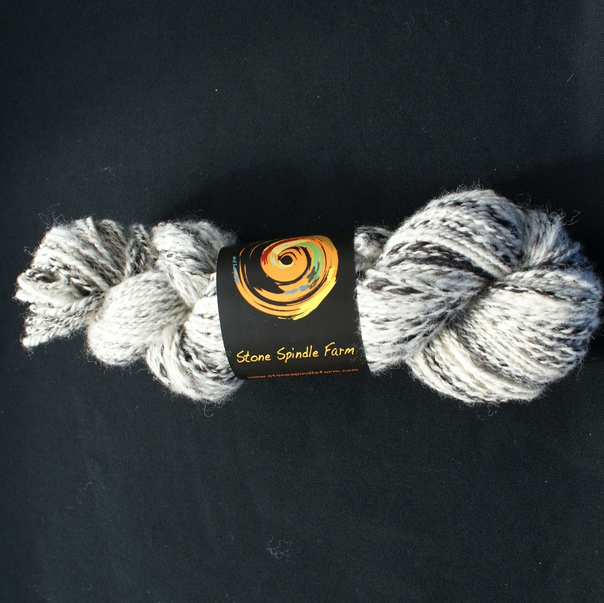 Black and White Handspun – Stone Spindle Farm